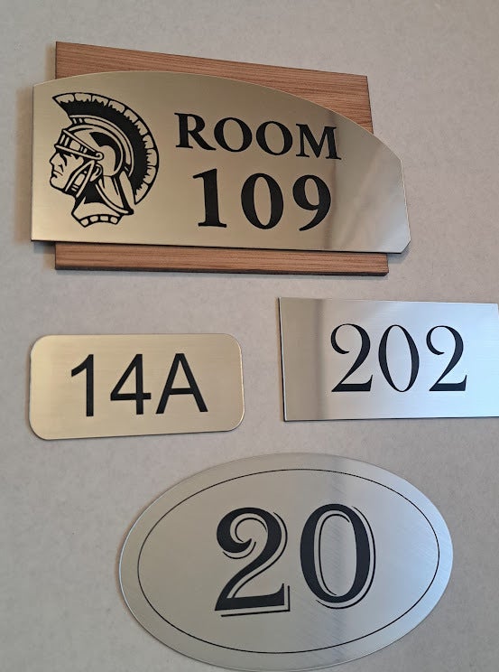 Room Number Signs | Westview Gifts and Engravings